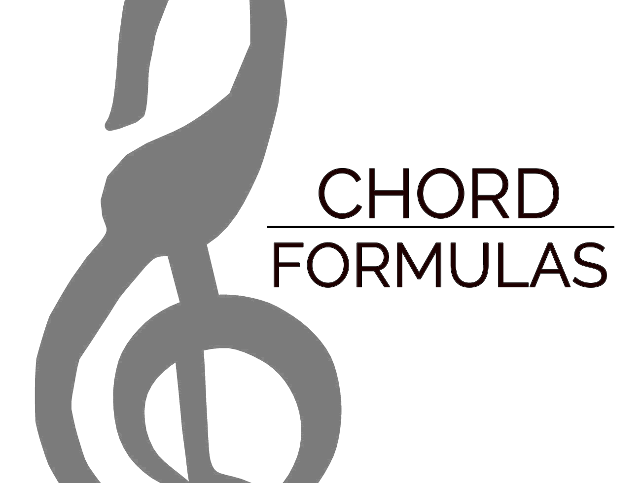 List of Chord Formulas - Guitar Lesson World